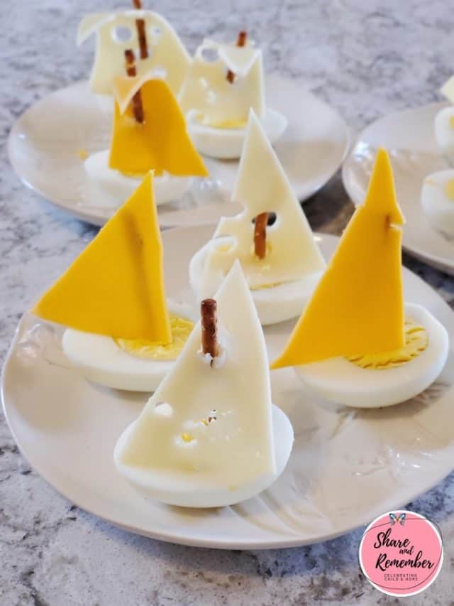 Egg Boat Snacks