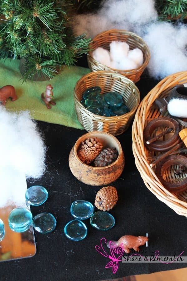 Winter in the Woods Invitation to Play & Small World Play