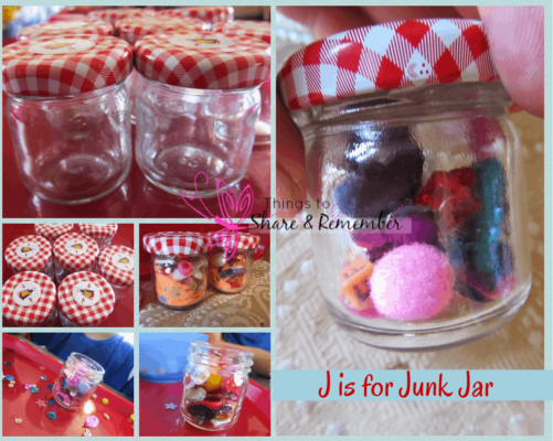 J is for Junk Jar ~ Preschool Alphabet Activities