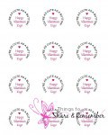 Cute As a Button Valentine