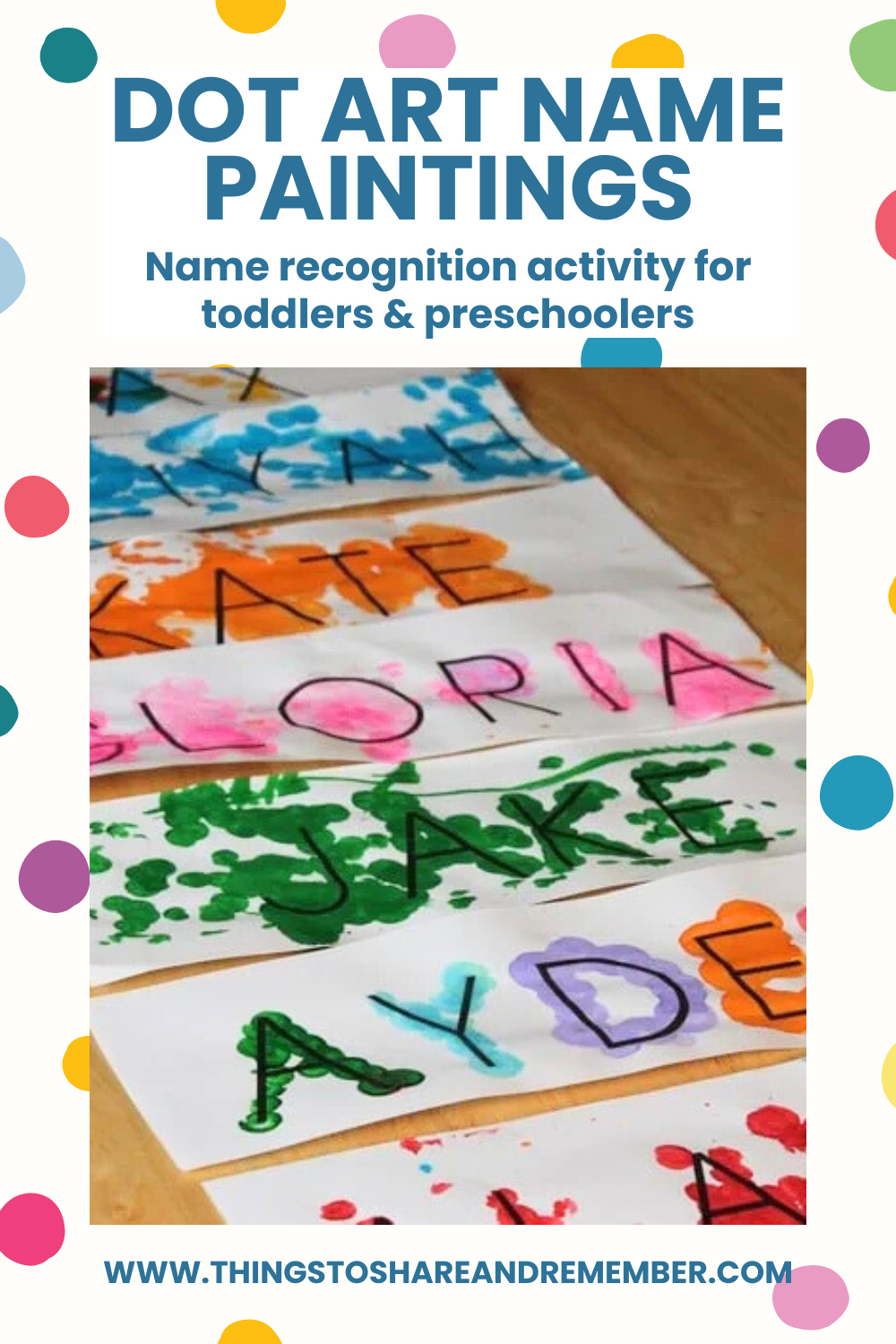 Dot Art Name Paintings