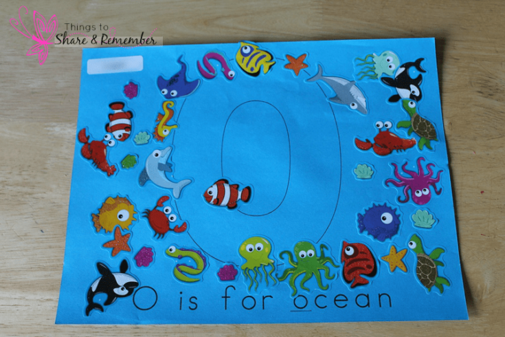 O is for Ocean Printable
