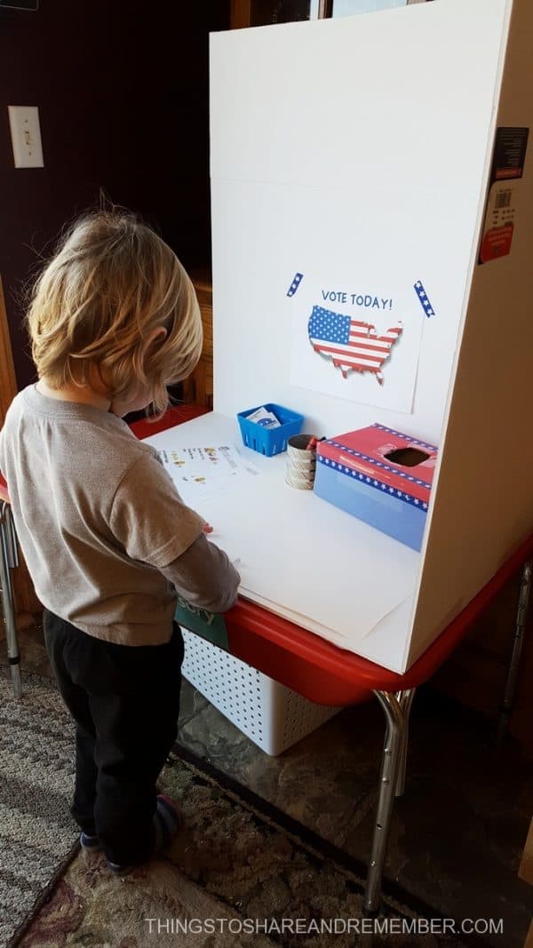 preschool voting activities with printables