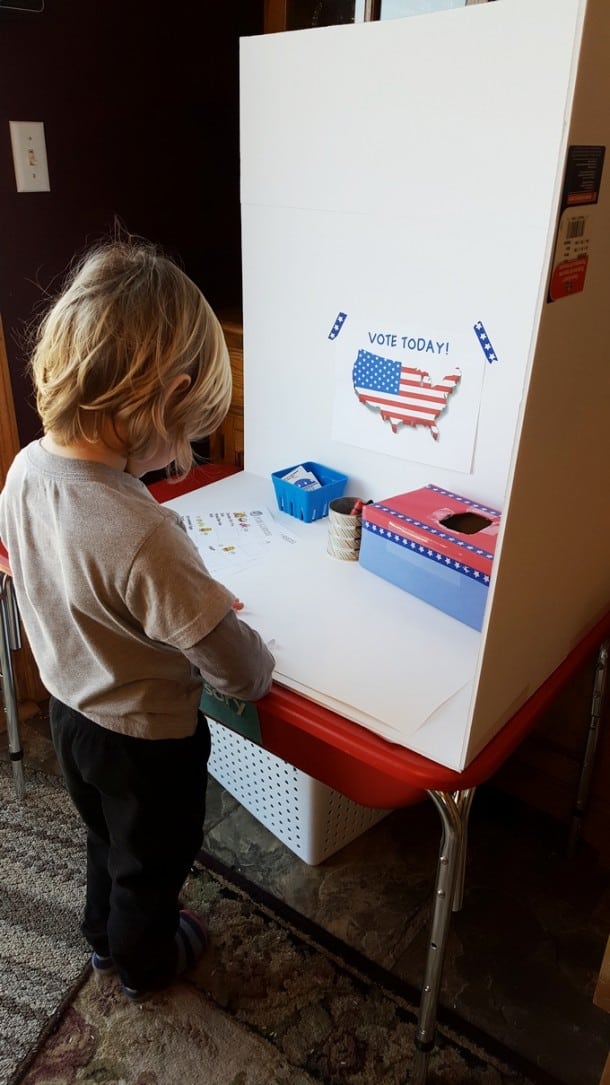 preschool voting activities with printables