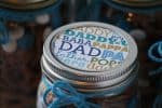 Hooked on DADDY Father's Day Card & Snack Mix Jar