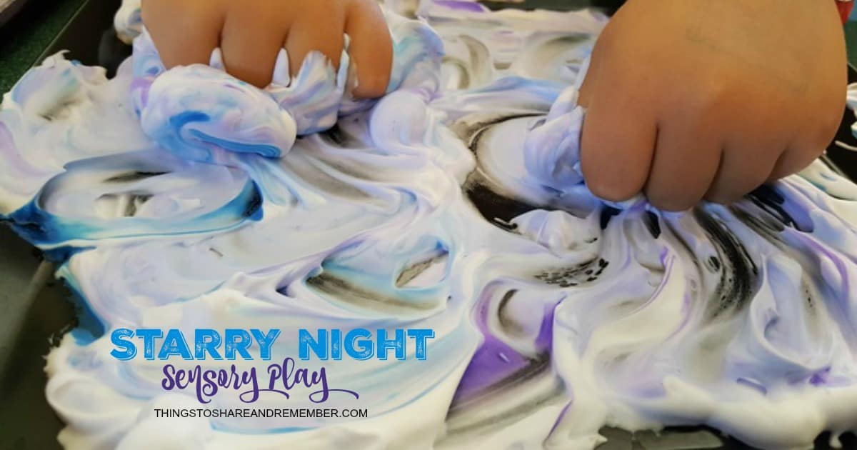 Starry Night Sensory Play