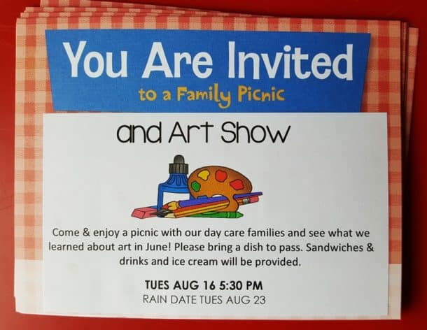 Preschool Art Show