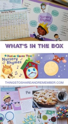 What's in the Box: Nursery Rhymes Preschool Lessons
