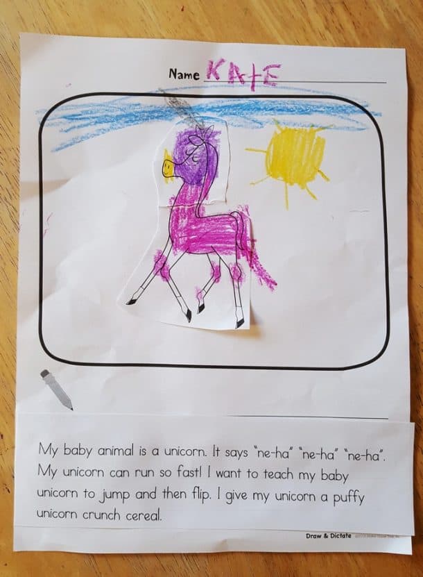 Draw & Dictate Baby Animal Stories