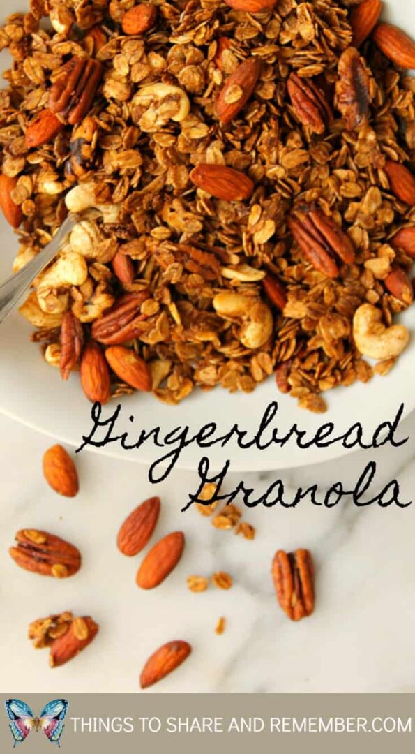 Gluten Free Gingerbread Granola