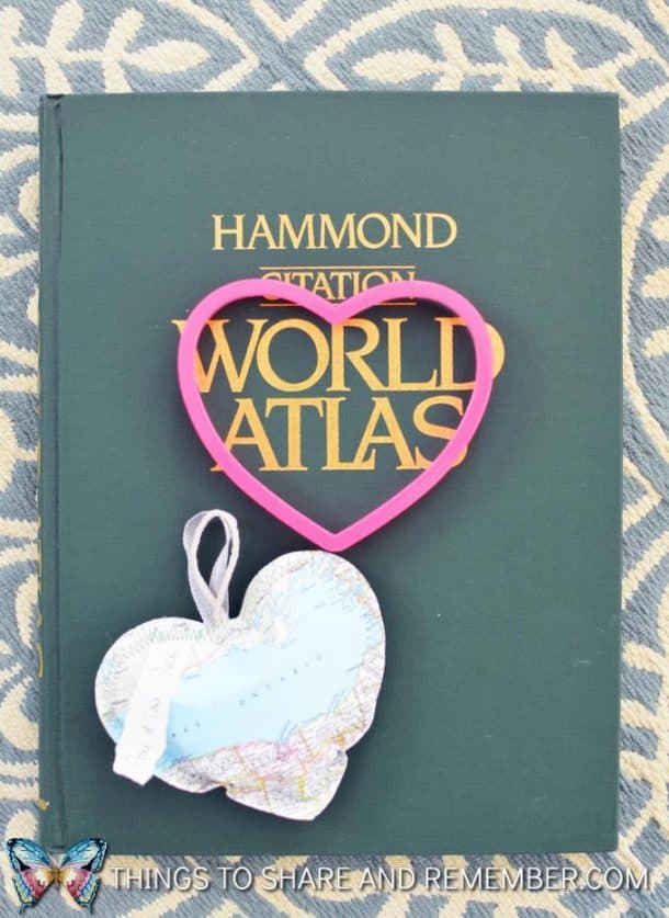 Valentine Map Hearts » Things to Share & Remember