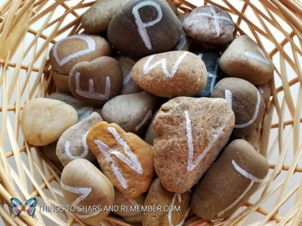 Rock Letters Literacy Tool for the Preschool Classroom
