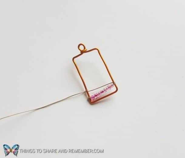 Beaded Frame Pendant Makes a Beautiful Mother's Day Gift