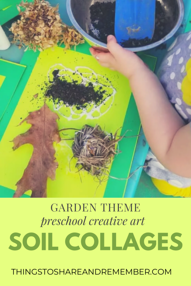 Soil Collages Preschool Gardening Theme Creative Art