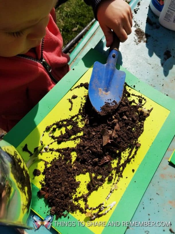 Soil Collages Preschool Gardening Theme Creative Art