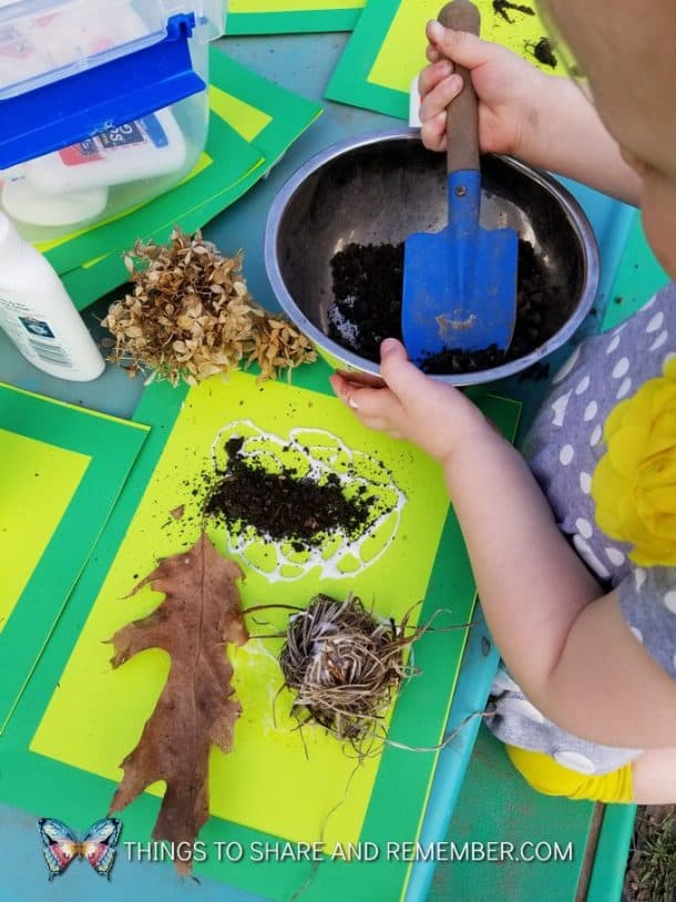 Soil Collages Preschool Gardening Theme Creative Art