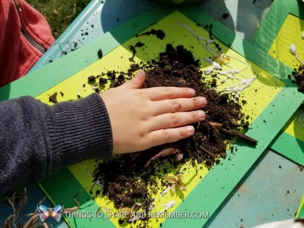 Soil Collages Preschool Gardening Theme Creative Art