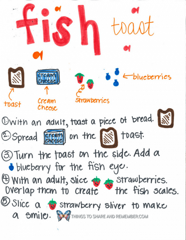 Animal Toast Snacks for Kids with Printable Directions