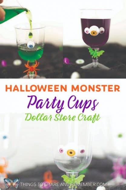 Halloween Monster Party Cups » Things to Share & Remember
