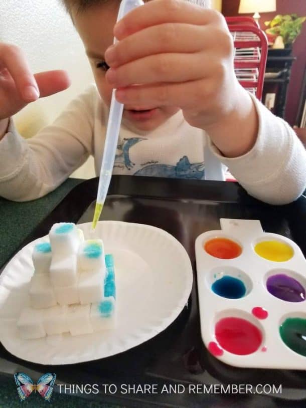 Rainbow Sugar Cube Pyramids » Things to Share & Remember
