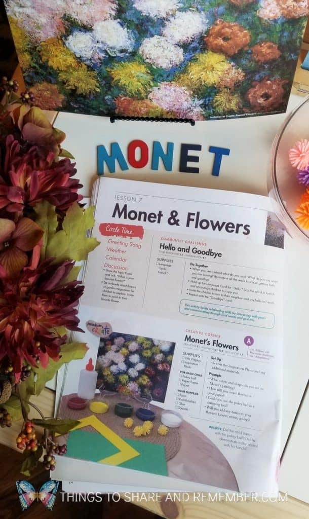 Monet's Flowers » Things to Share & Remember