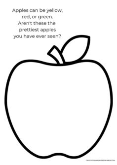 Apple Theme Finger Painting Rhyme Craft Activity for Kids » Things to ...