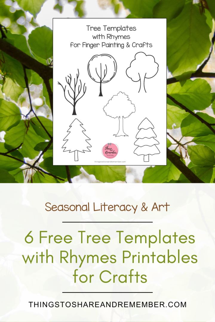 6 Free Tree Templates with Rhymes Printables for Crafts » Things to ...