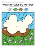 Weather Color By Number Pages » Things to Share & Remember