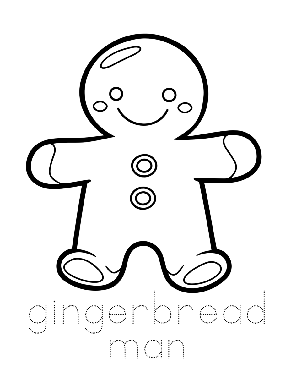 Christmas Coloring Prewriting & Craft Page Templates » Things to Share ...