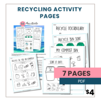 Printable Recycling Activity Pages for Preschoolers » Things to Share ...