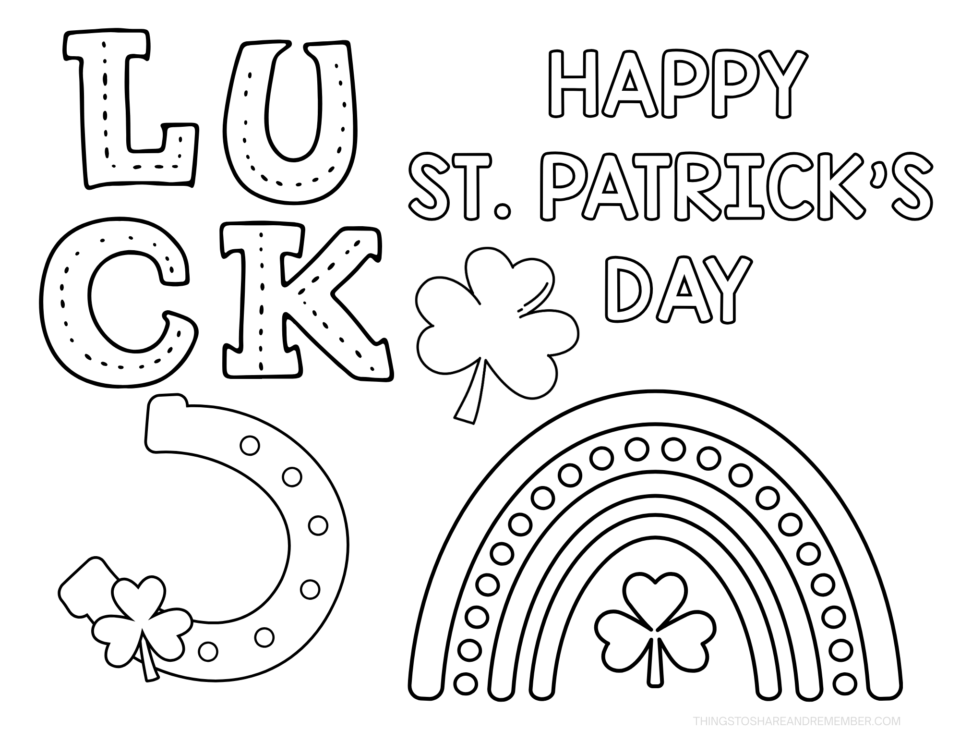 Free St. Patrick’s Day Art Printables for Preschool » Things to Share ...